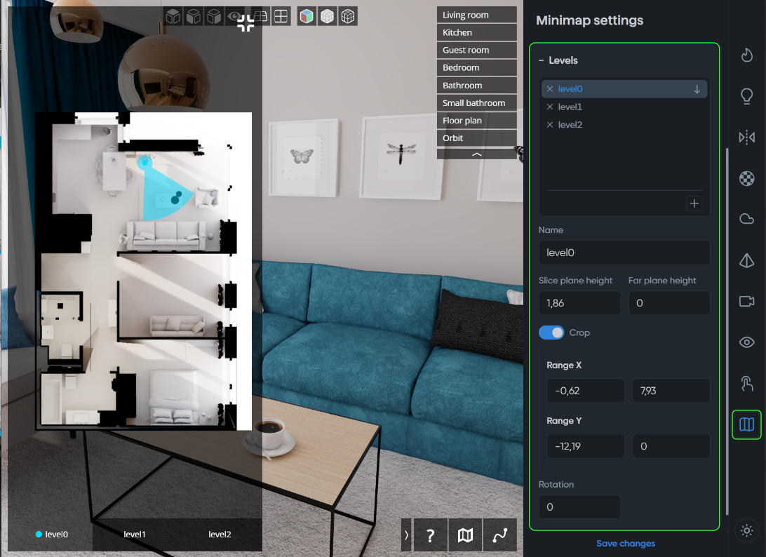 Minimap – Help Center | Shapespark