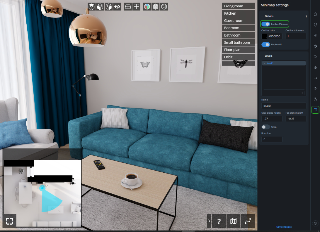 Minimap – Help Center | Shapespark